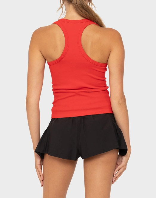 Essential Ribbed Tank-Red – jae and co.